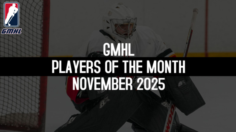 GMHL Players of the Month: November 2025 | Greater Metro Jr. A Hockey ...